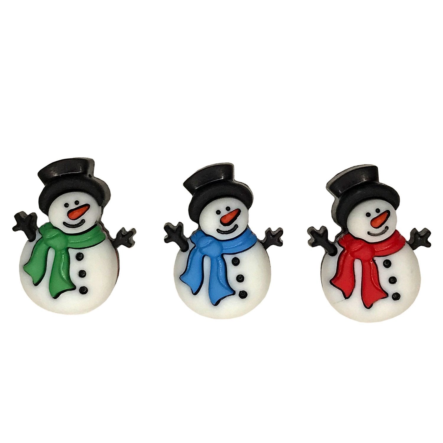 Happy Snowman – Buttons Galore and More
