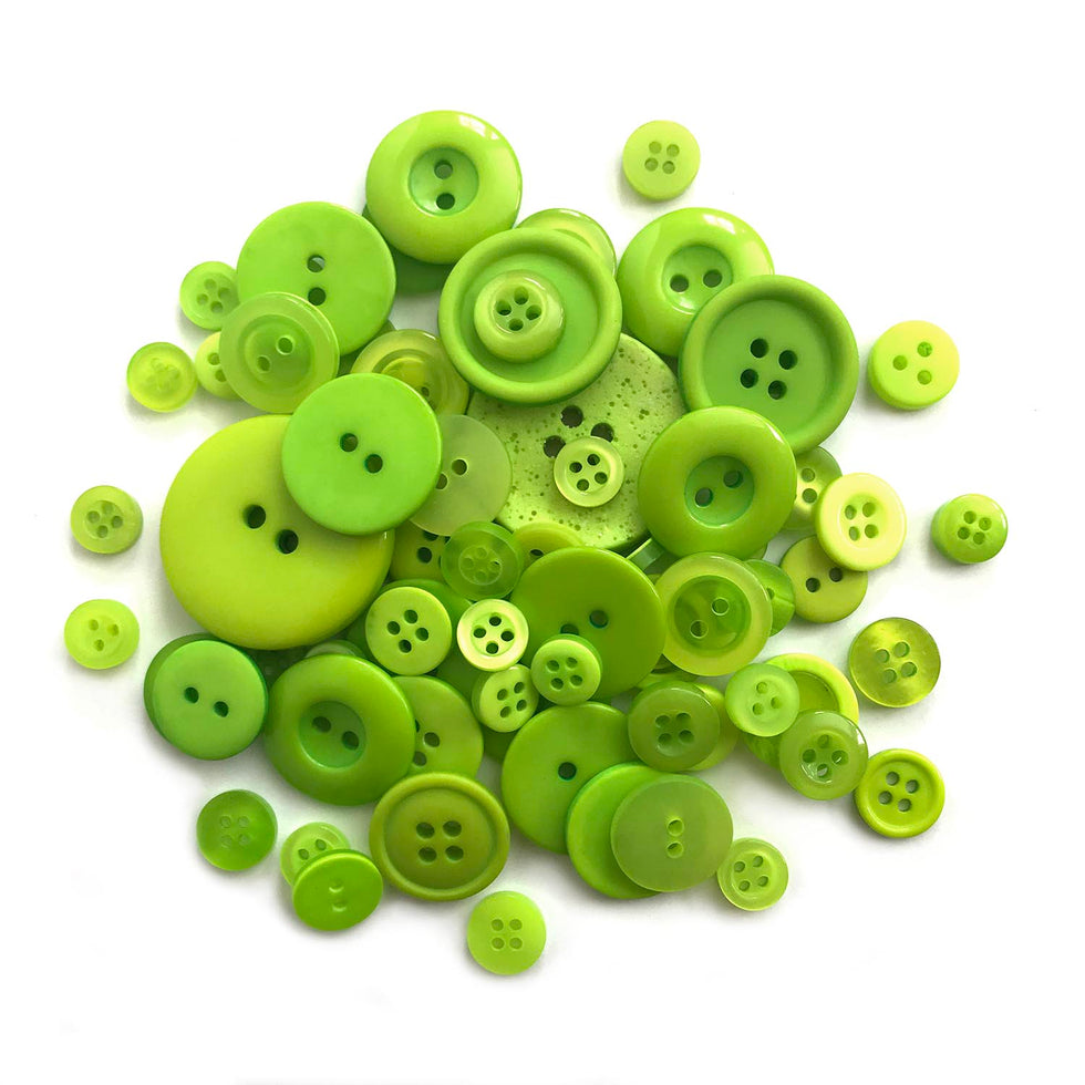 Green Bulk Buttons for Sewing & Button Crafts | Buttons Galore & More ...