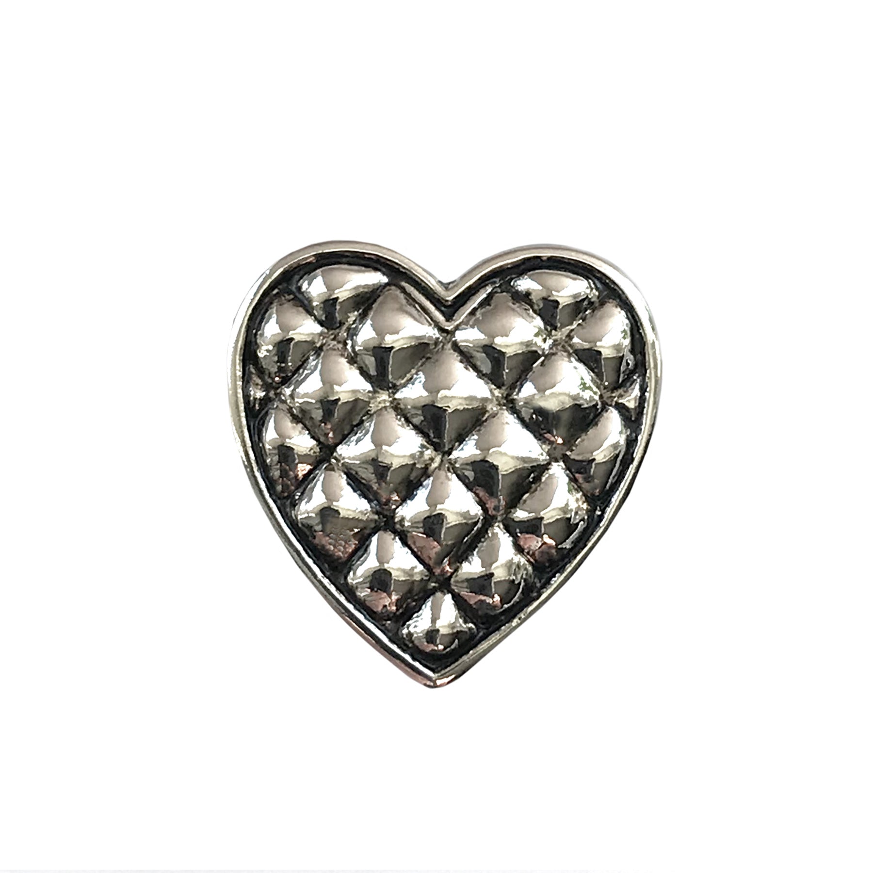 Quilted Heart Shaped Buttons for Sewing | Buttons Galore and More
