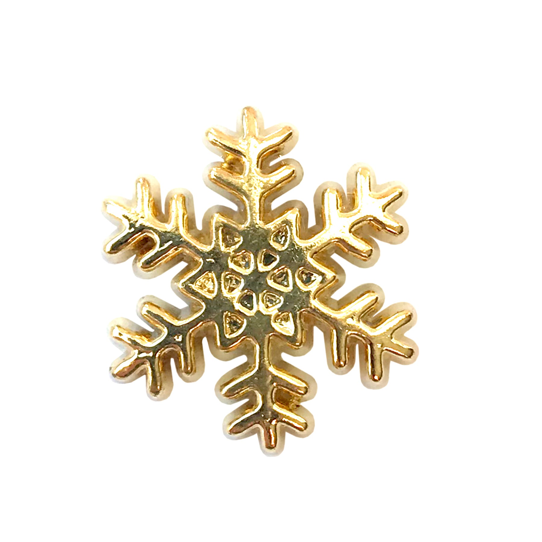 Gold Snowflake Shaped Winter Button for Sewing & Craft Projects ...