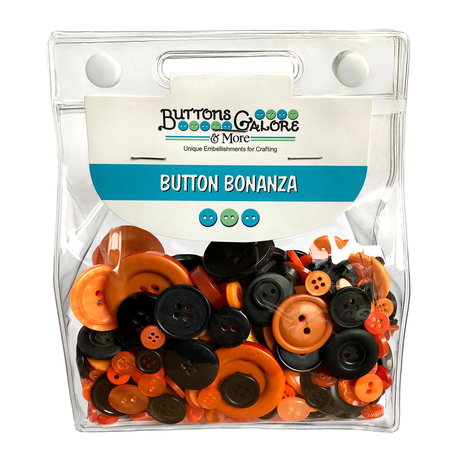 Orange & Black Sewing Buttons. Assorted Buttons in Bulk for Button ...