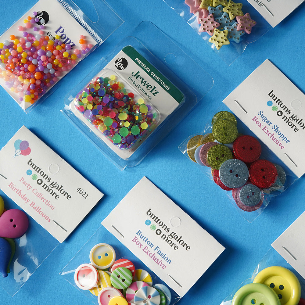 Buttons Galore Subscription Box - Seasonal craft supplies every 45 days ...