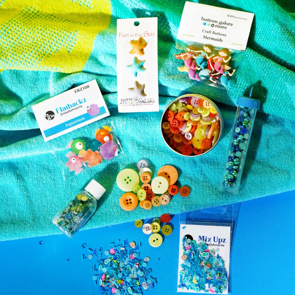 Buttons Galore Subscription Box - Seasonal craft supplies every 45 days ...