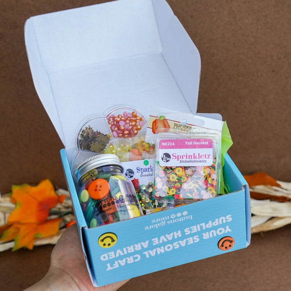 Buttons Galore Subscription Box - Seasonal craft supplies every 45 days ...