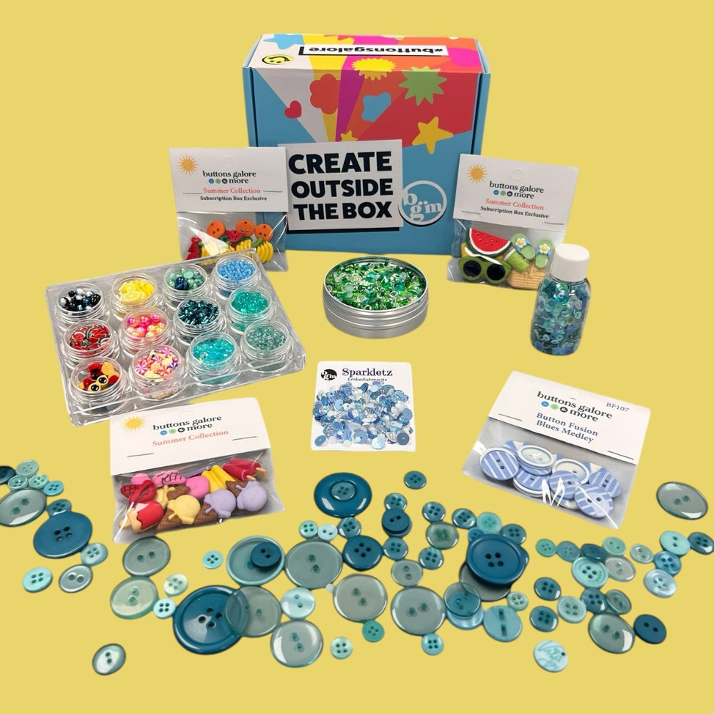 Buttons Galore Subscription Box - Seasonal craft supplies every 45 days ...