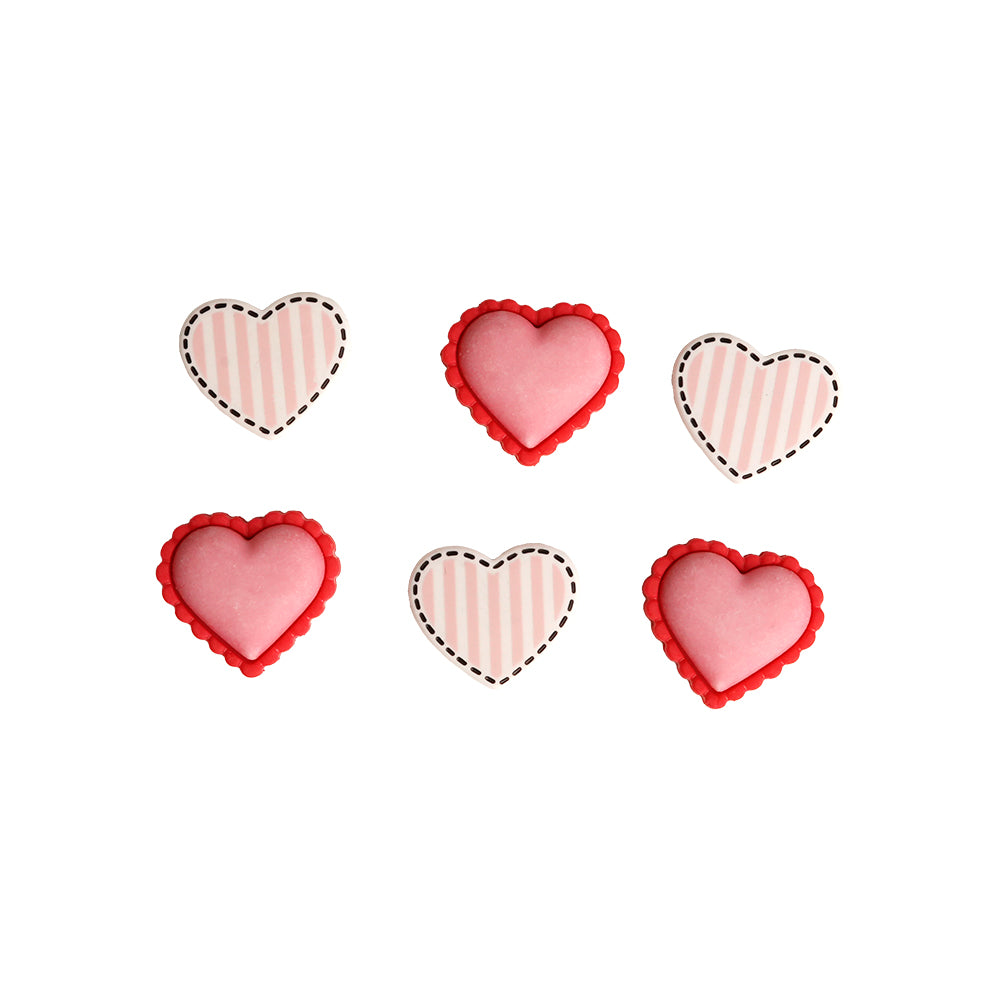 Romance Valentine Theme Buttons for DIY Arts & Crafts Projects ...