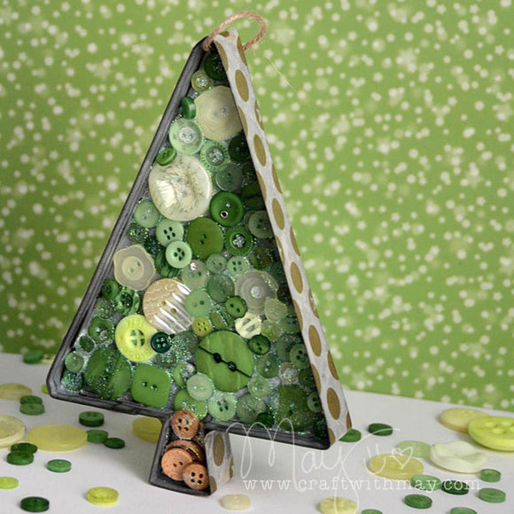 Christmas Assorted Sizes Round Buttons for Crafts Sewing Scrapbooks ...