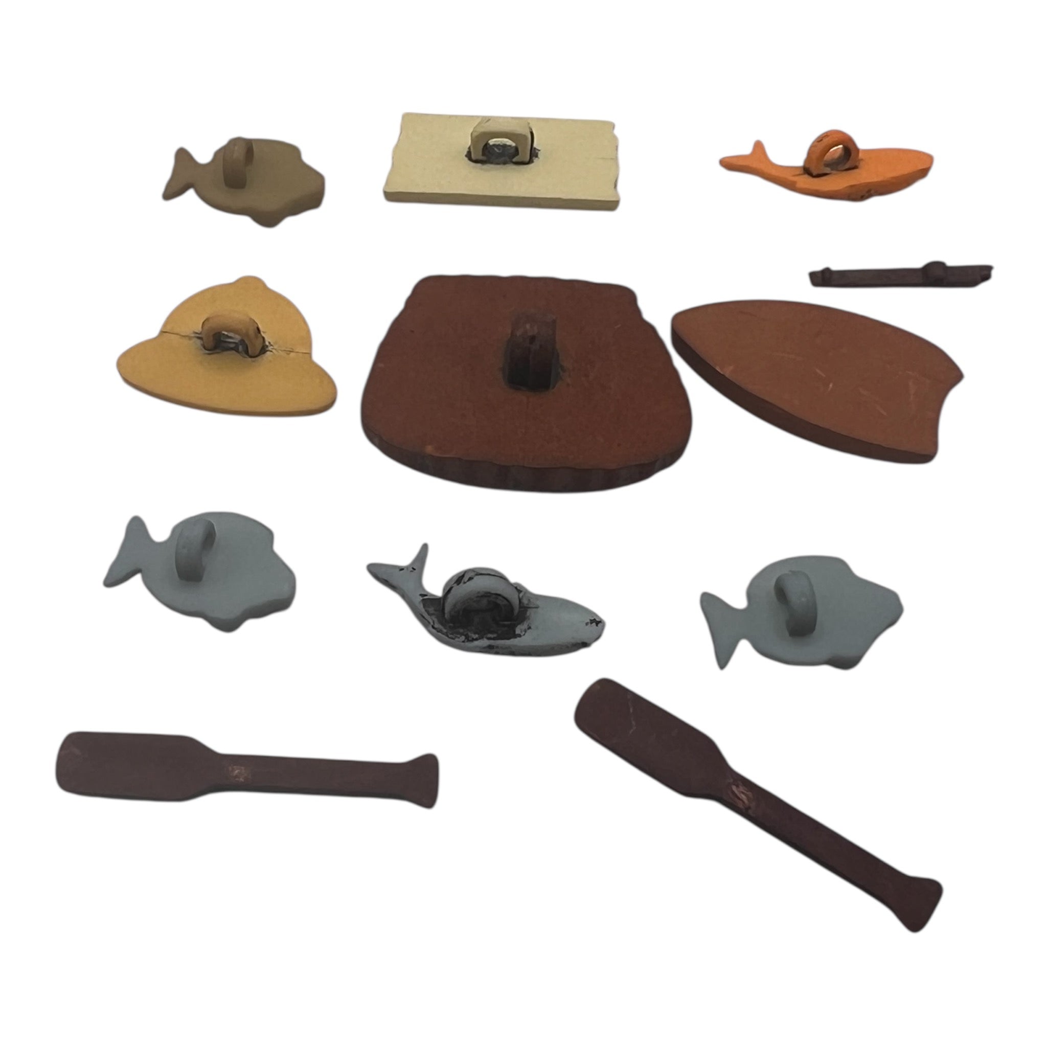 Fishing Buttons & Embellishments Set for Fishing Crafts – Buttons ...