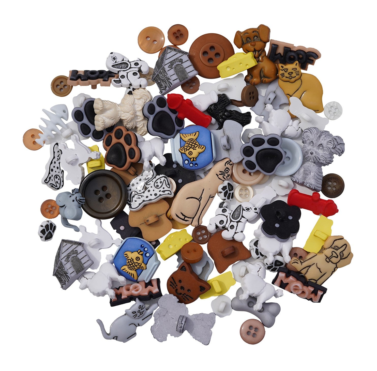Pet Button Super Value Pack | Buttons Galore and More
