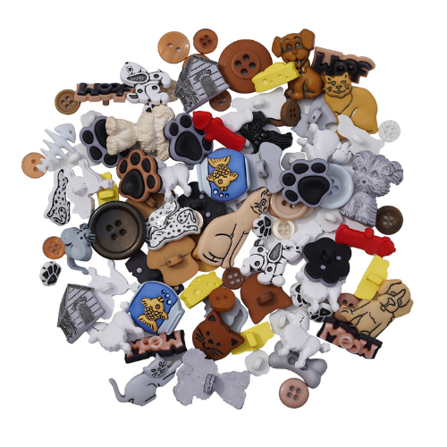 Pet Button Super Value Pack - 100 Buttons – Buttons Galore and More