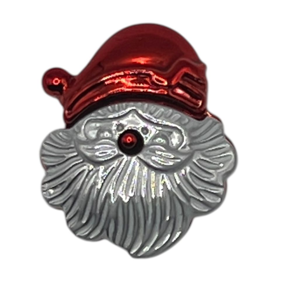 Luminous Santa Christmas Button – Buttons Galore and More