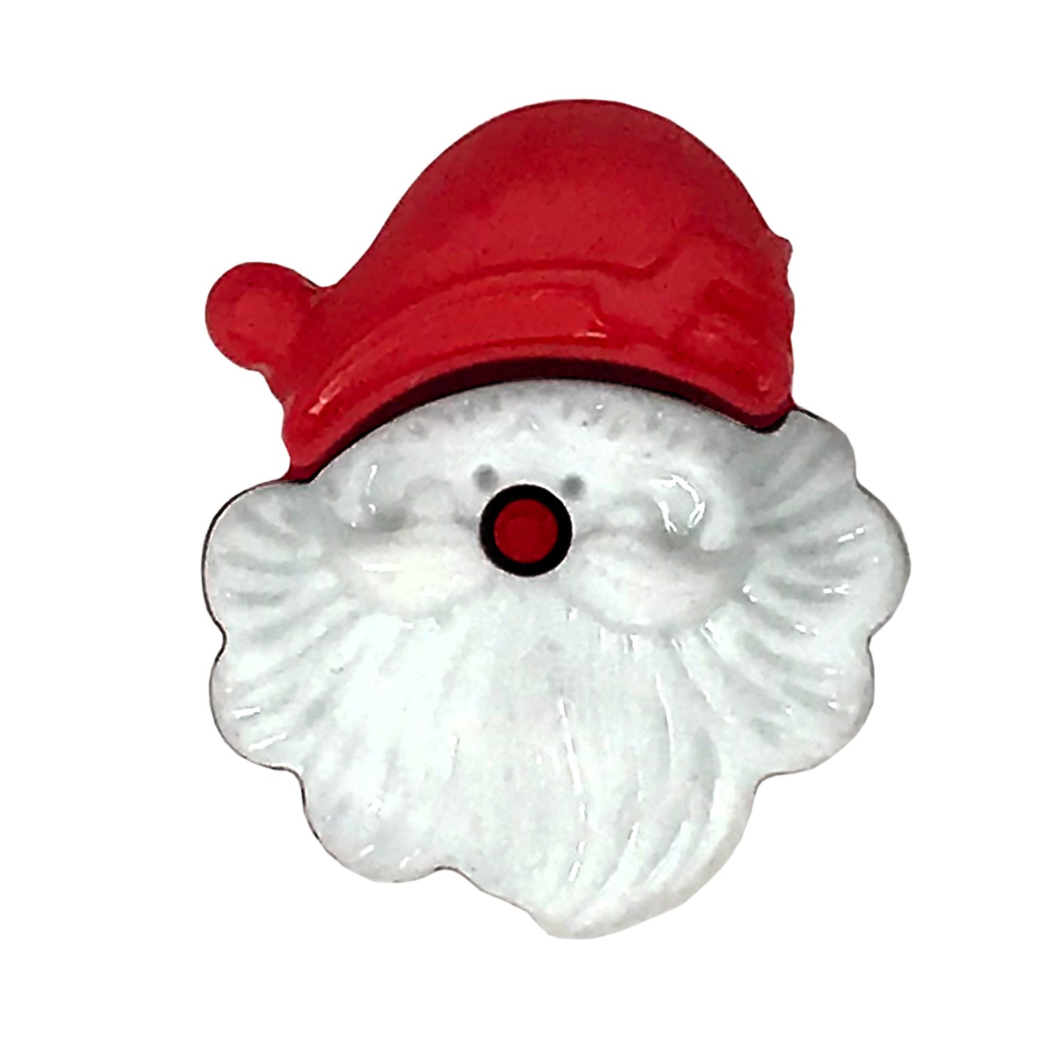 Santa Claus Button – Holiday Craft & Sewing Embellishment – Buttons ...