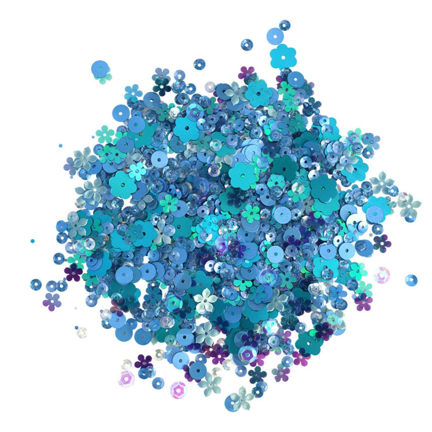 Blue Loose Sequins for Crafts | Buttons Galore Embellishments – Buttons ...