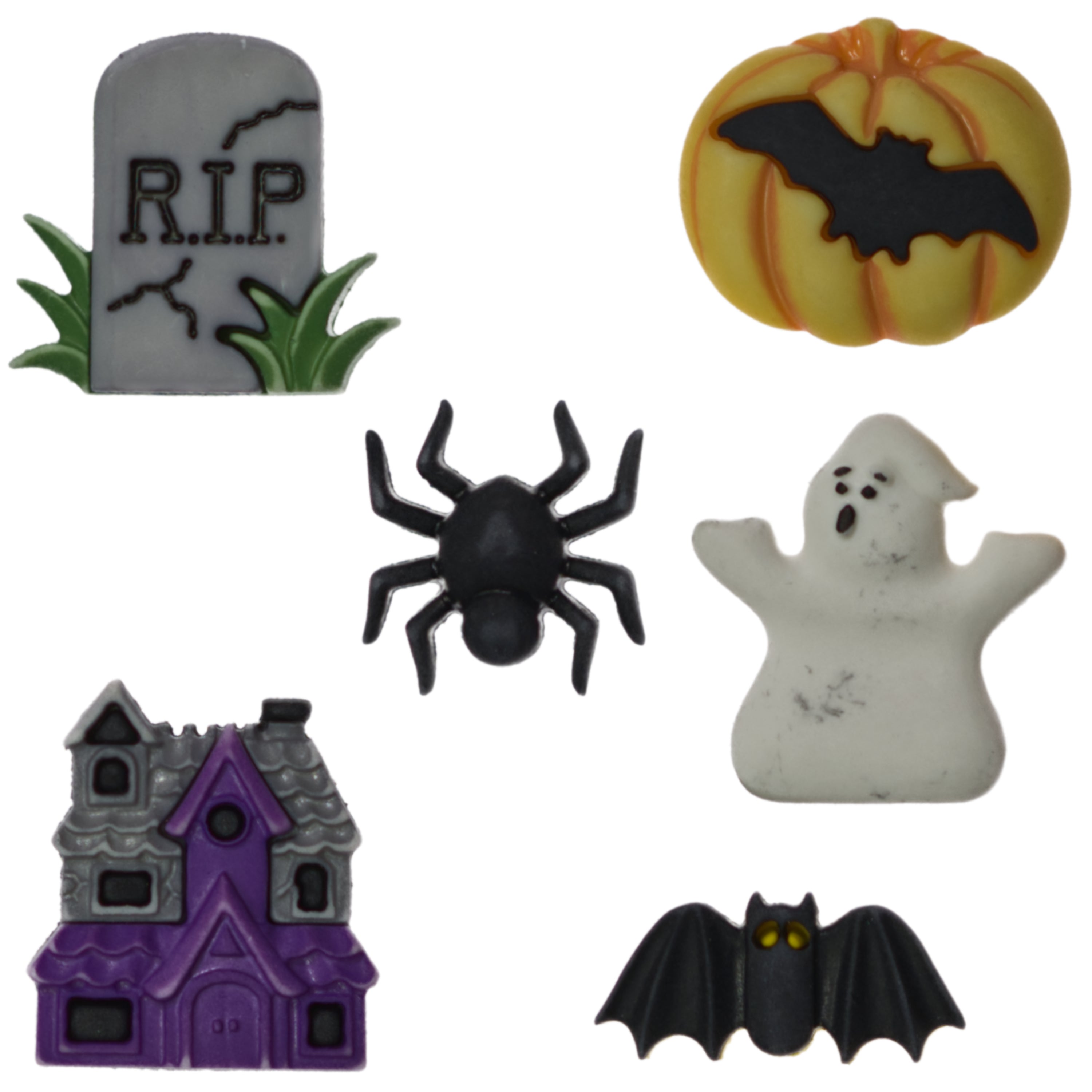 Halloween Ghost Buttons | Happy Hauntings Buttons Galore – Buttons ...
