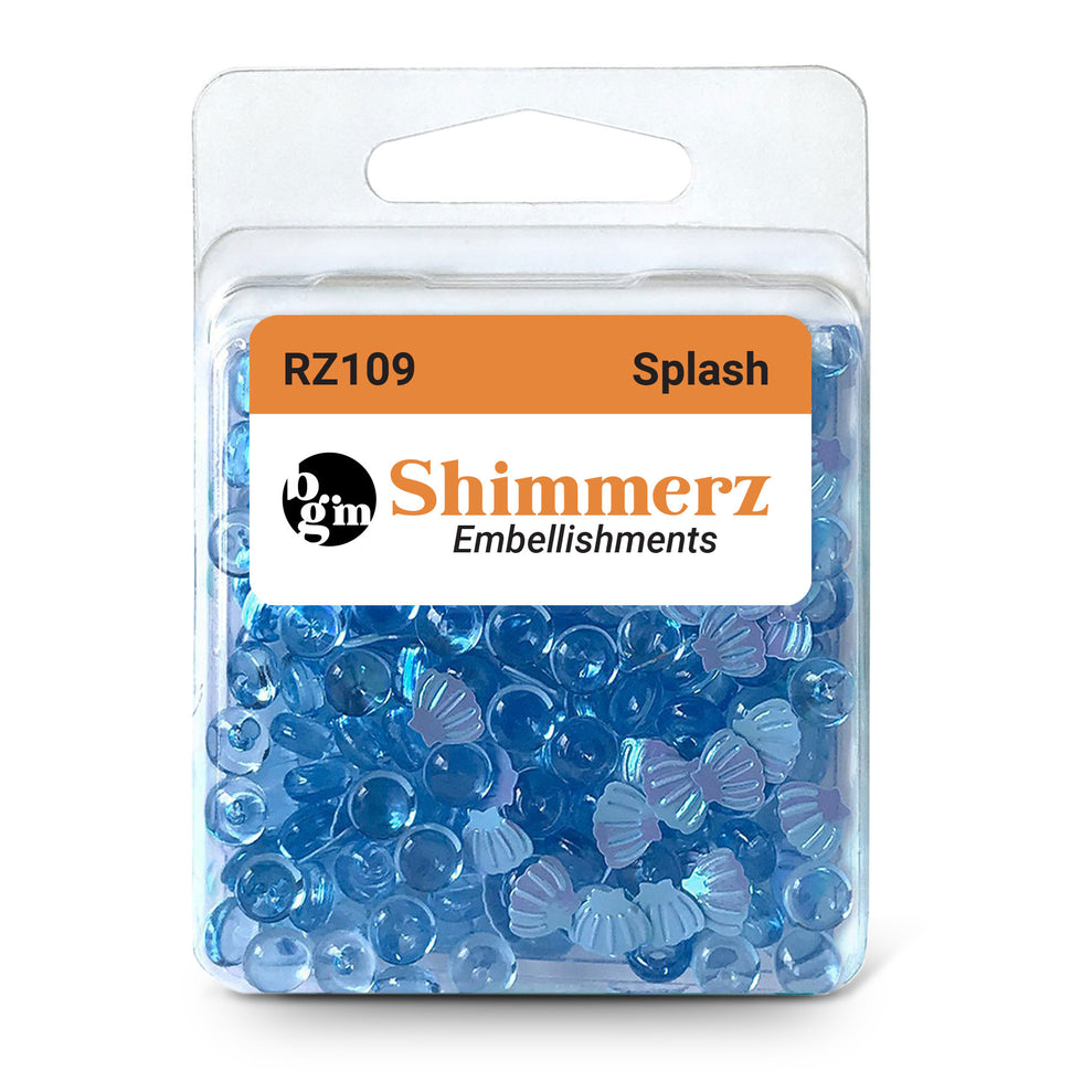 Buttons Galore Shimmering Craft Embellishments - Splash – Buttons ...