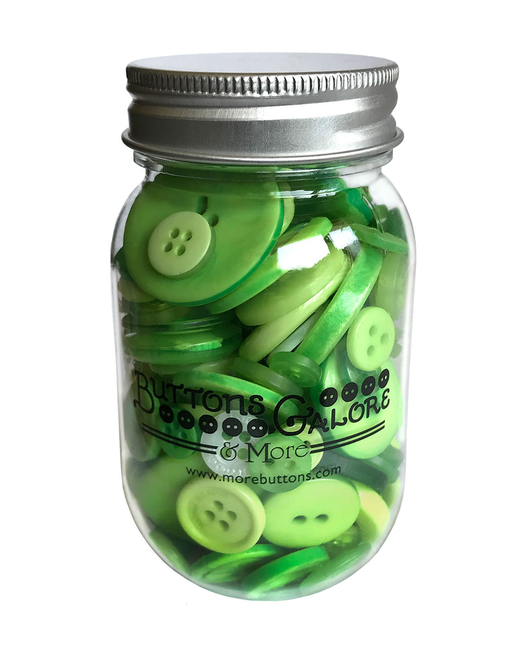 Vibrant Green Buttons for Sewing, Craft and Quilts | Buttons Galore and ...