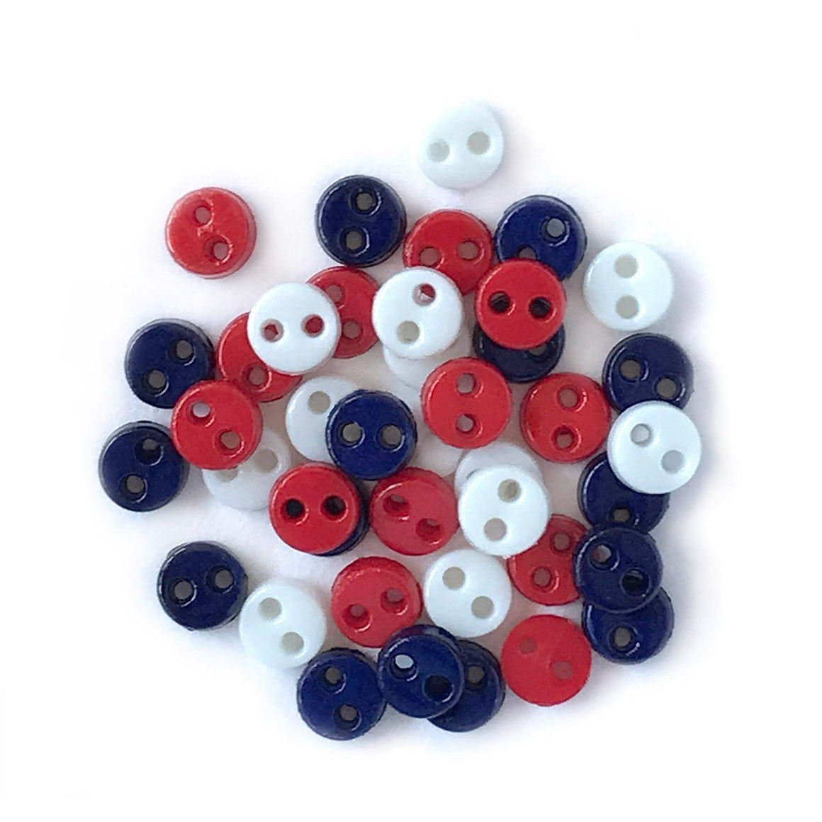Buttons Galore Tiny Micro Sewing Buttons - Americana Micro | Buttons ...