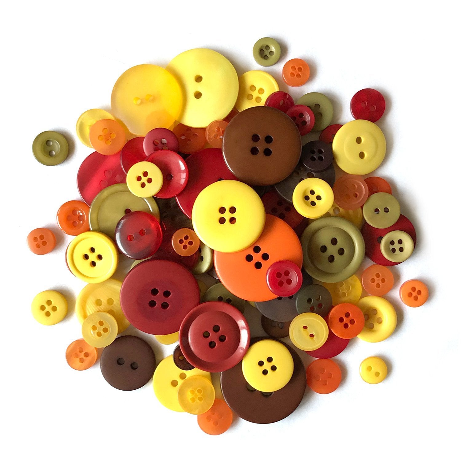 Autumn Colored Buttons for Sewing & Crafts | Buttons Galore & More ...