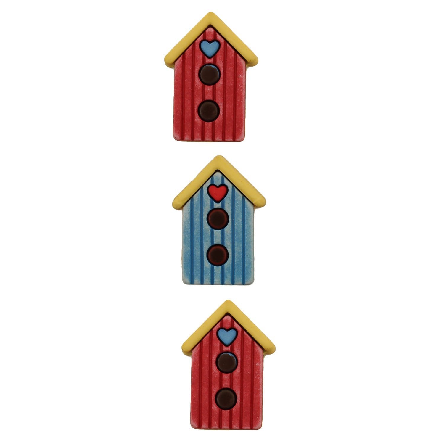 Birdhouse Shaped Craft Buttons – Buttons Galore and More