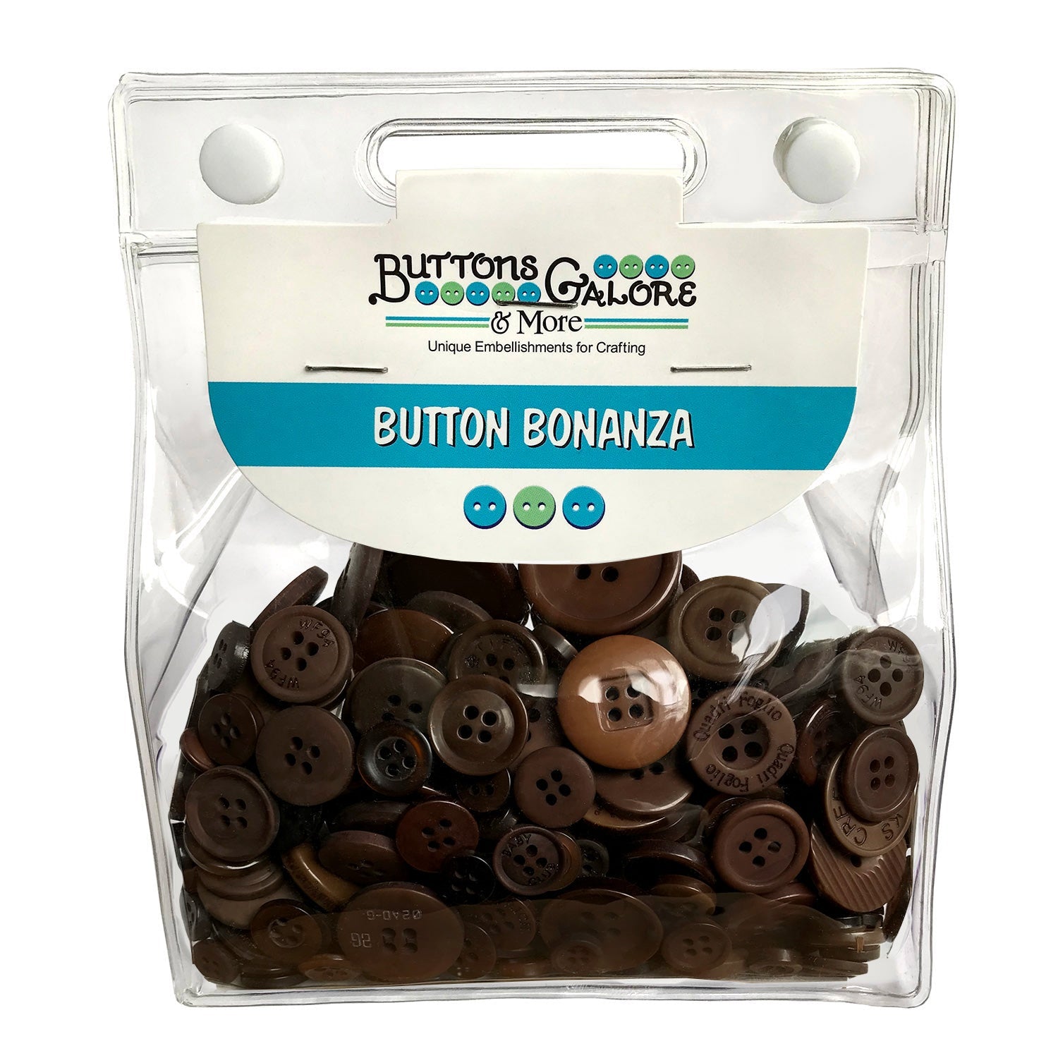 Assorted Brown Buttons in Bulk for Button Crafts | Buttons Galore ...