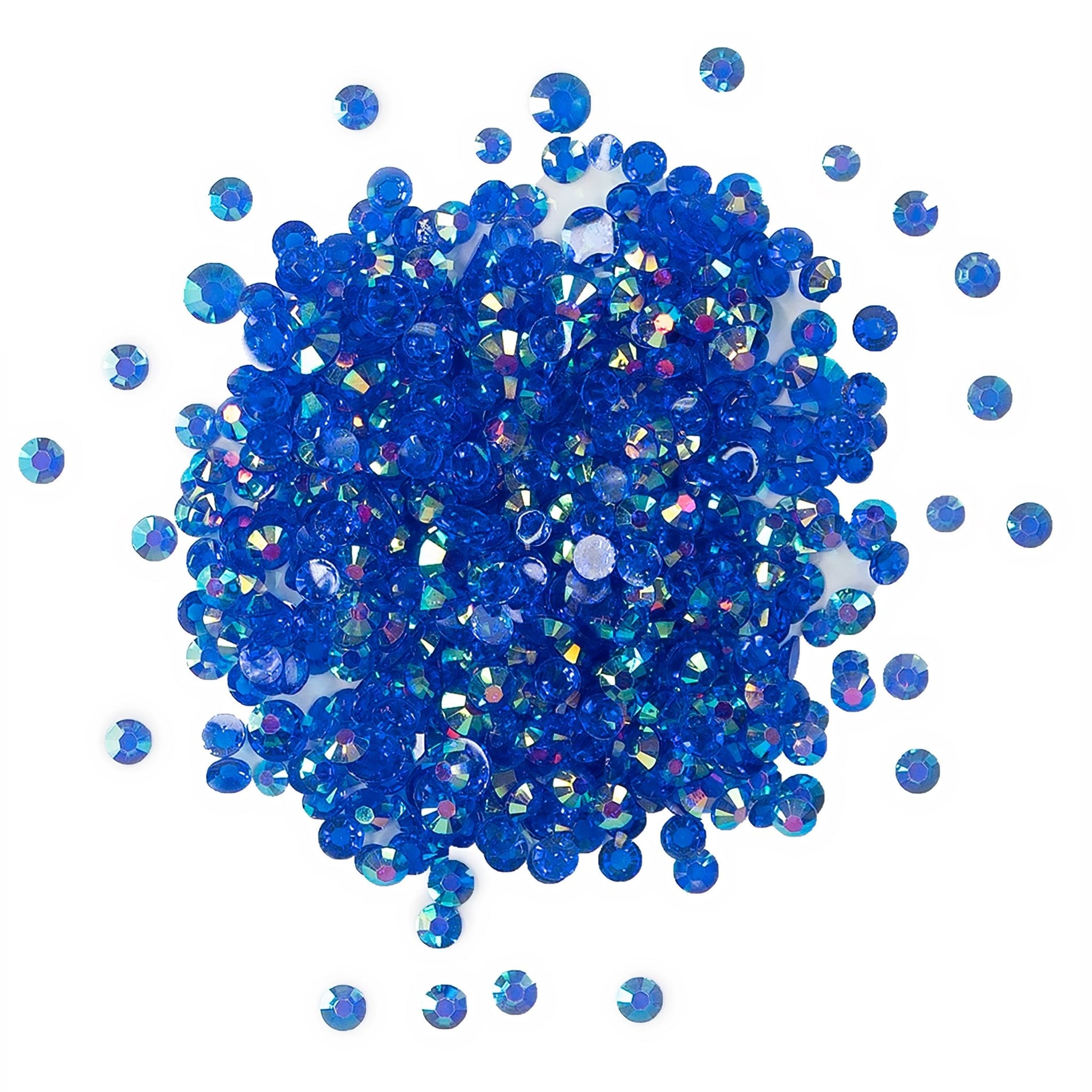 Bright Blue Crystals for Crafting | Craft Rhinestones | Buttons Galore ...