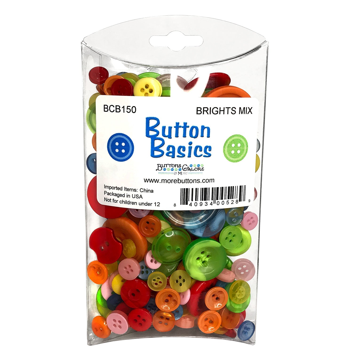 Bright colored Buttons for Crafts Sewing Scrapbooks and Quilts ...
