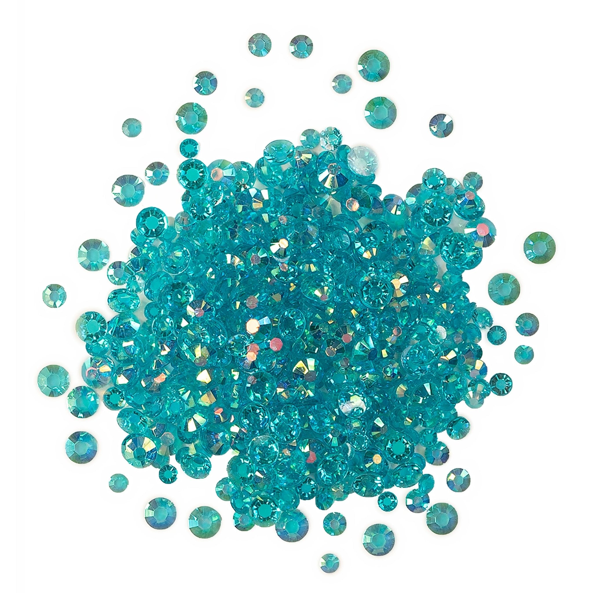 Bright Blue Crystals for Crafting | Craft Rhinestones – Buttons Galore ...