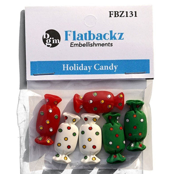 Christmas Candy Flatbackz | Buttons Galore and More
