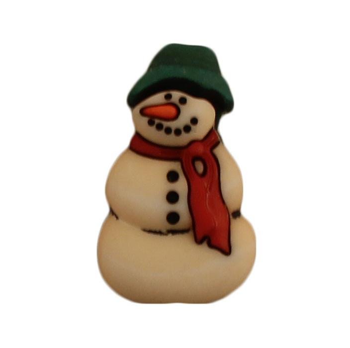 Snowflakes & Snowmen Decorative Buttons for crafts, sewing, scrapbooks ...