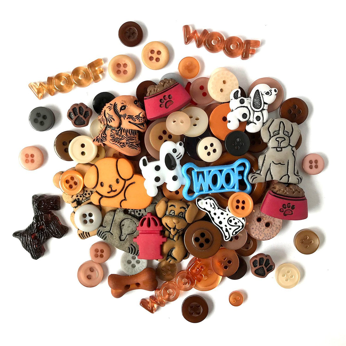 Dog Novelty Craft Buttons for Sewing & Crafts | Buttons Galore and More