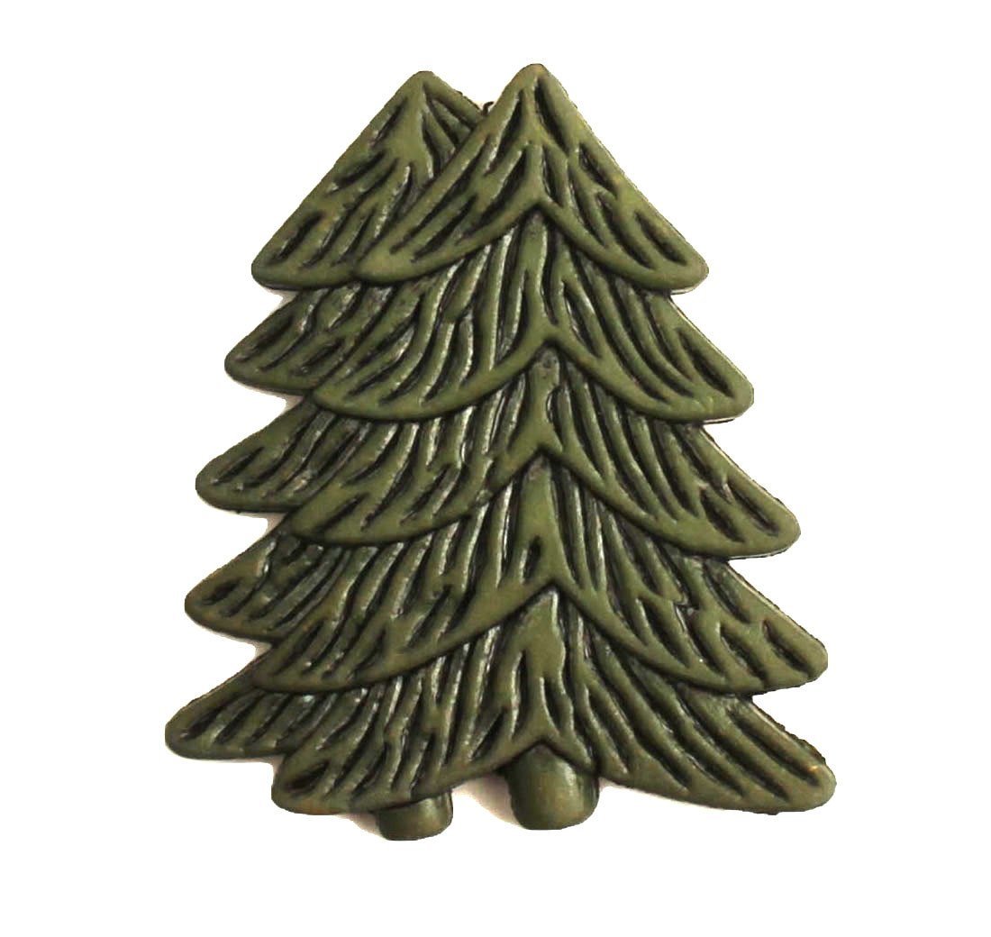 Double Tree Shaped Buttons for Sewing | Tree Embellishments for Crafts ...