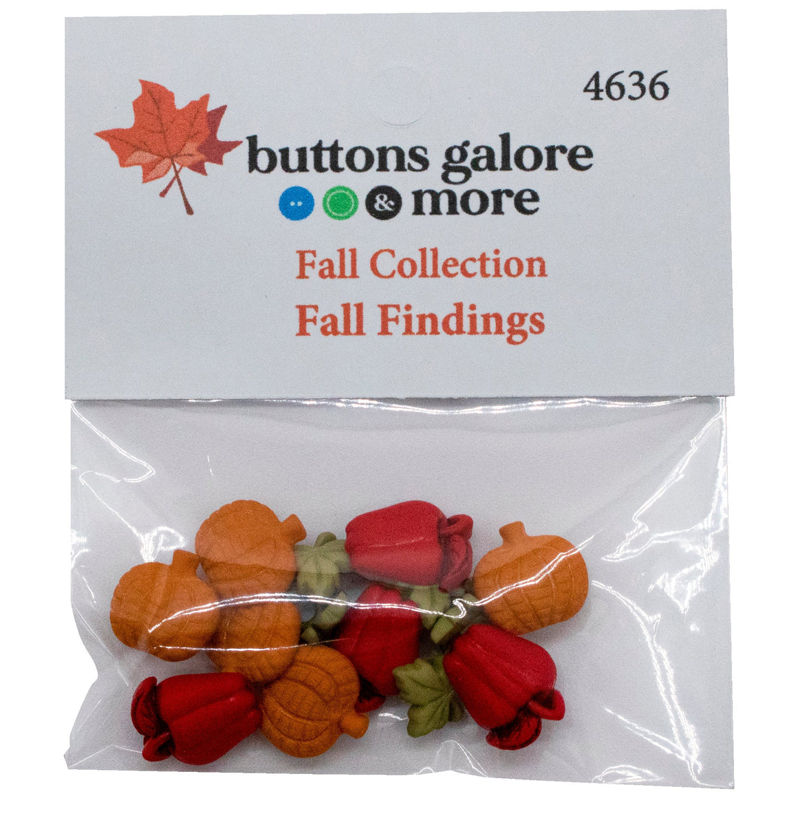 Fall Buttons & Embellishments | Autumn Buttons | Buttons Galore and More