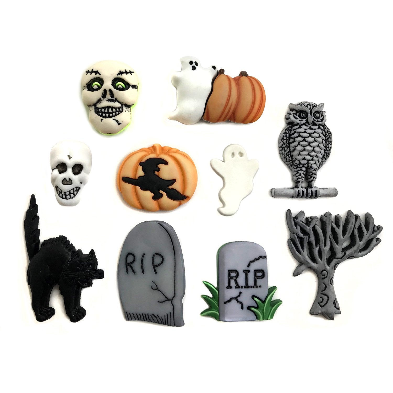 Graveyard Theme Buttons | Buttons Galore and More