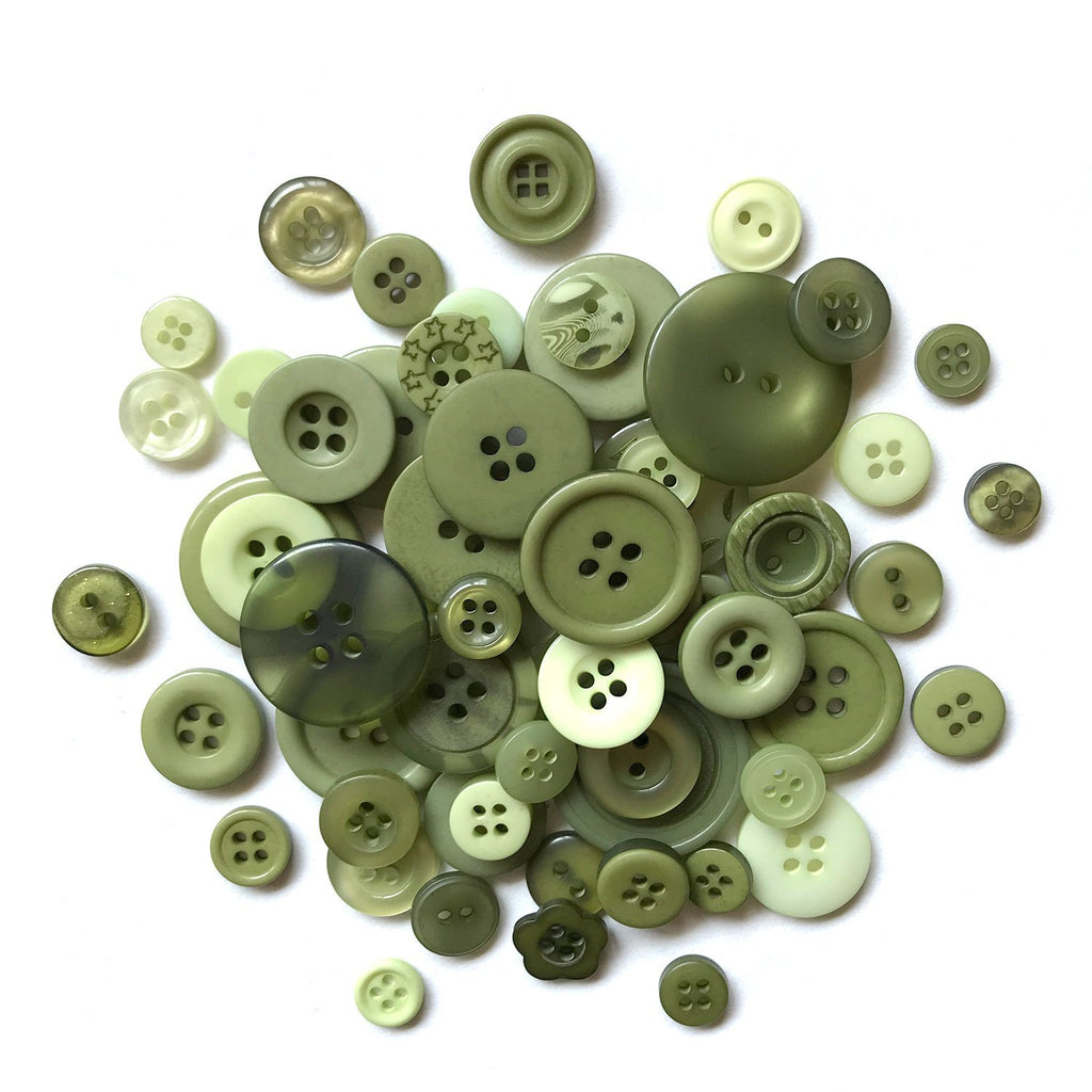 Green Buttons for Sewing, Craft and Quilts | Buttons Galore and More