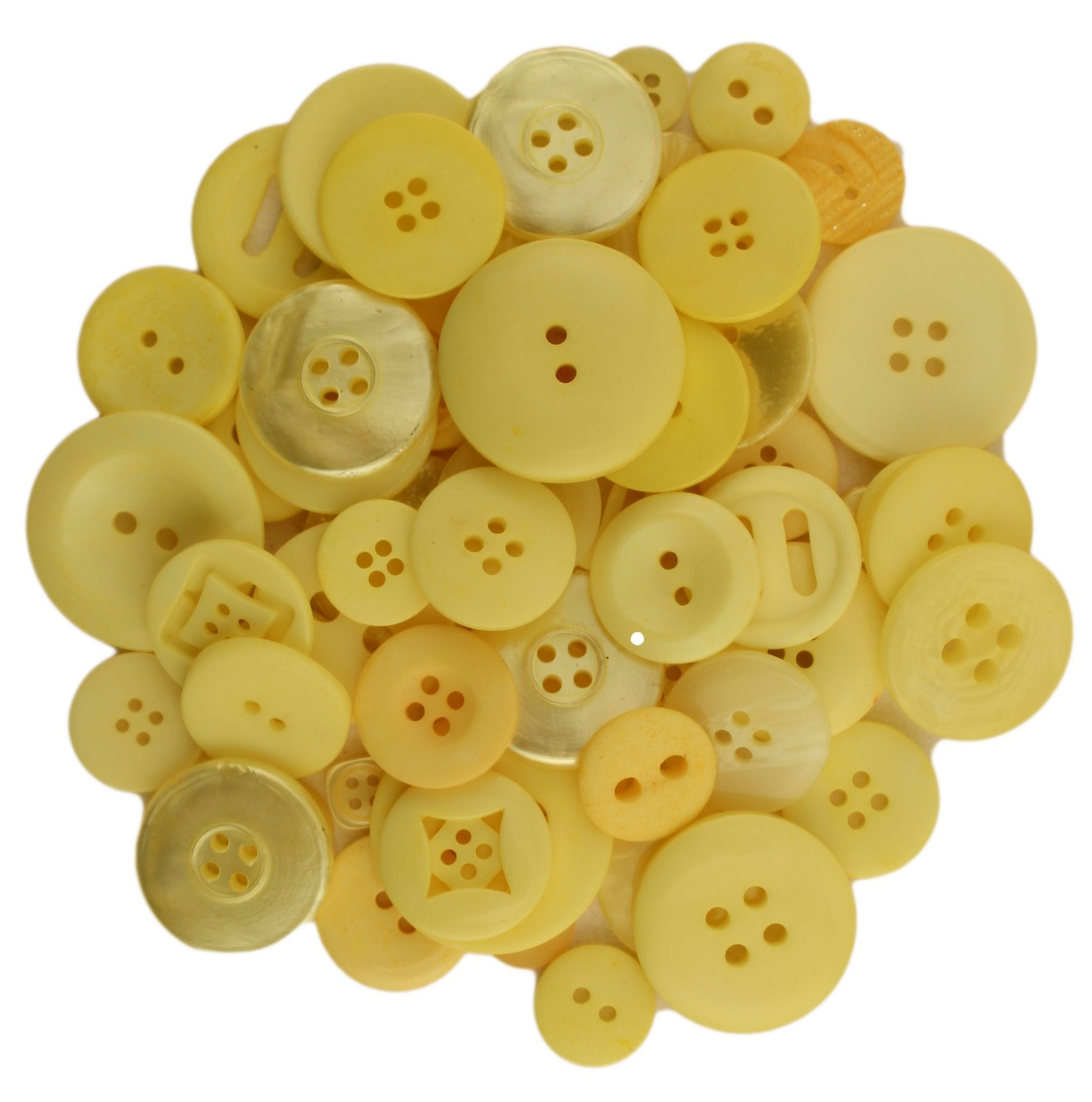 light Yellow Bulk Buttons for Sewing and Button Crafts | Buttons Galore ...