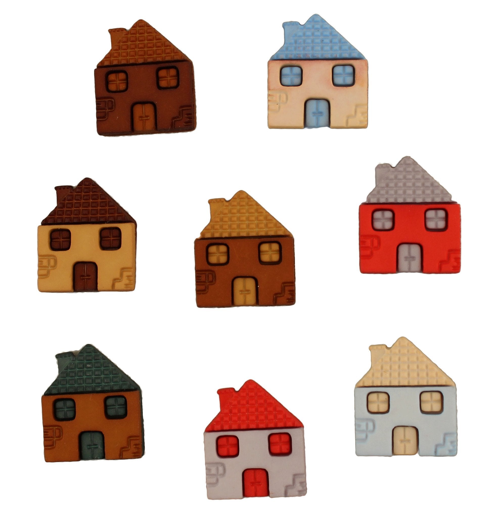 Lotsa Houses – Buttons Galore and More