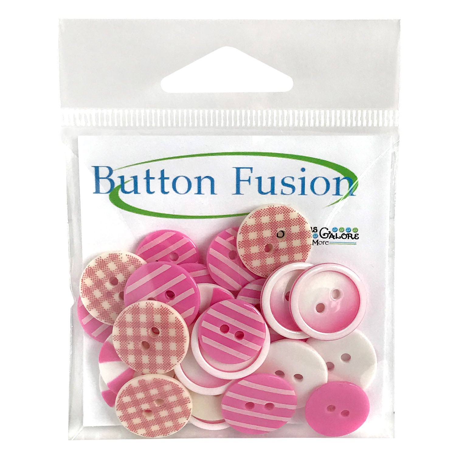Pink Printed Buttons for Sewing and Crafts | Buttons Galore and More