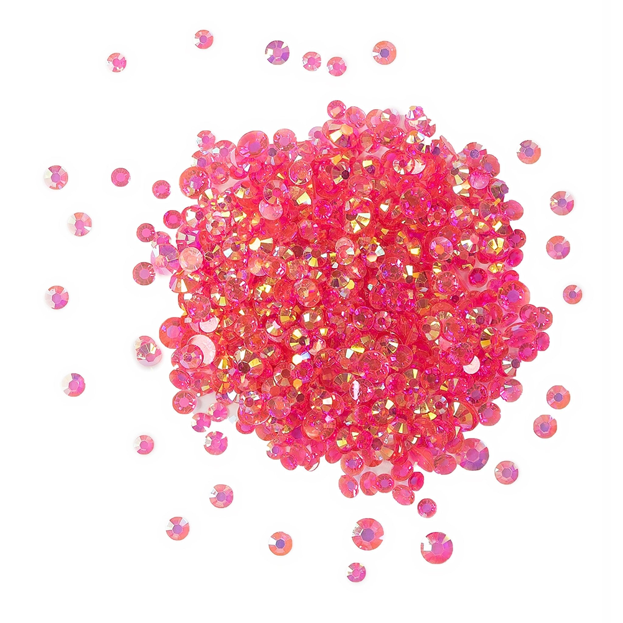 Bright Pink Crystals for Crafting | Craft Rhinestones – Buttons Galore ...