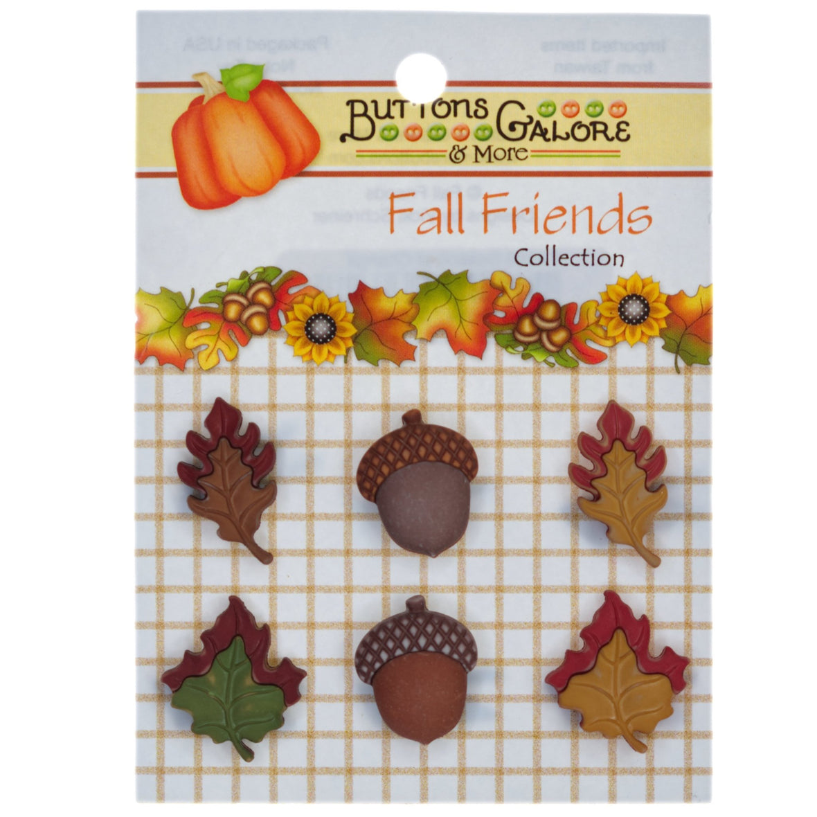 Fall Buttons & Embellishments | Autumn Buttons | Buttons Galore and More