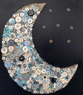 Light Gray Buttons for Crafts Sewing Scrapbooks and Quilts. Assorted ...