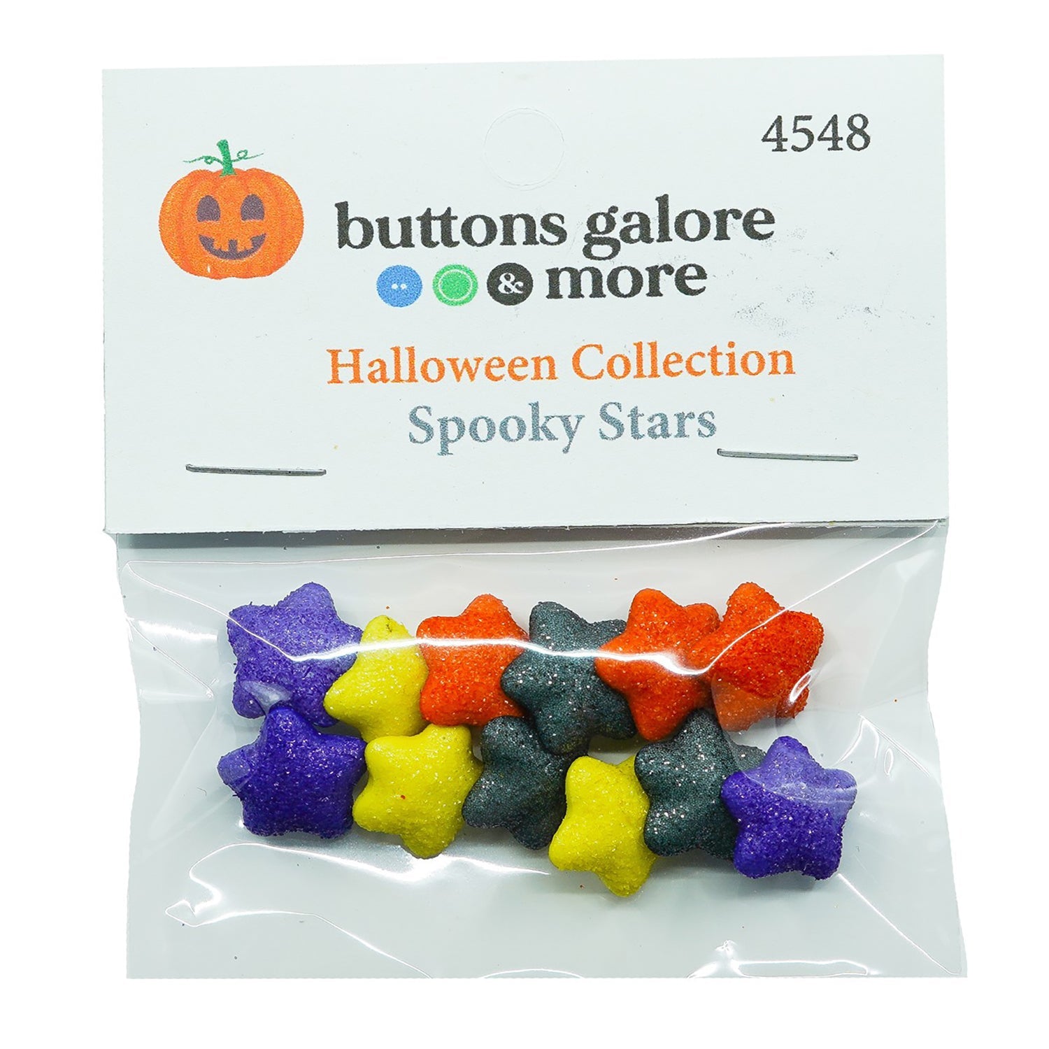 Spooky Stars Theme Buttons | Buttons Galore and More