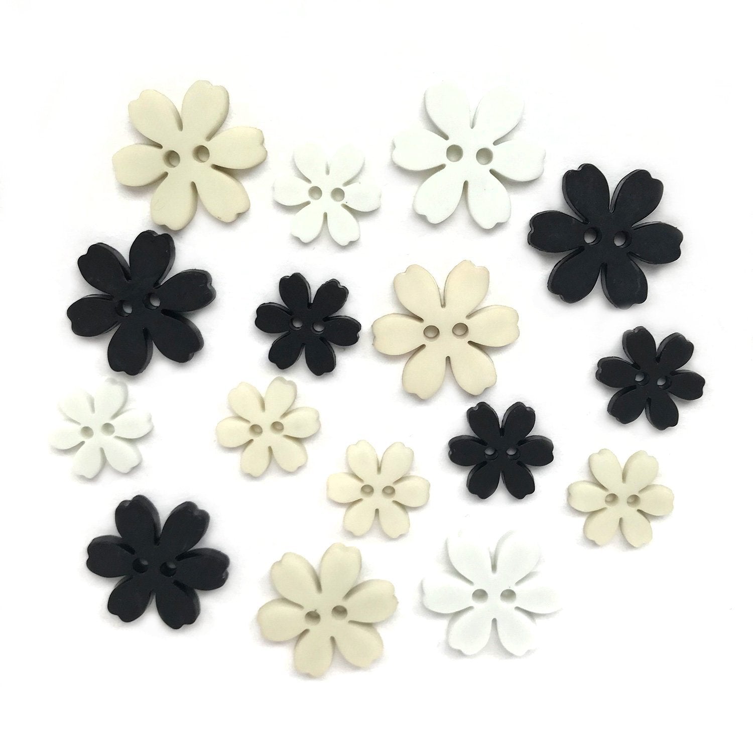 Flower Shaped Craft and Sewing Buttons – Vintage Bouquet| Buttons ...